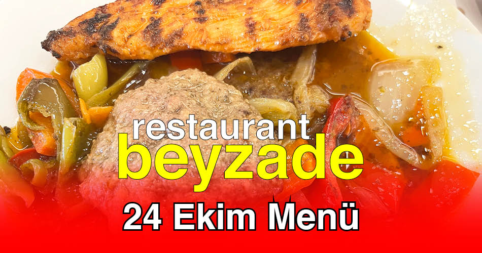 24 Ekim 2025 Menü Köfte, Tavuk, Et, Sebze Çeşitleri - Perpa Haber